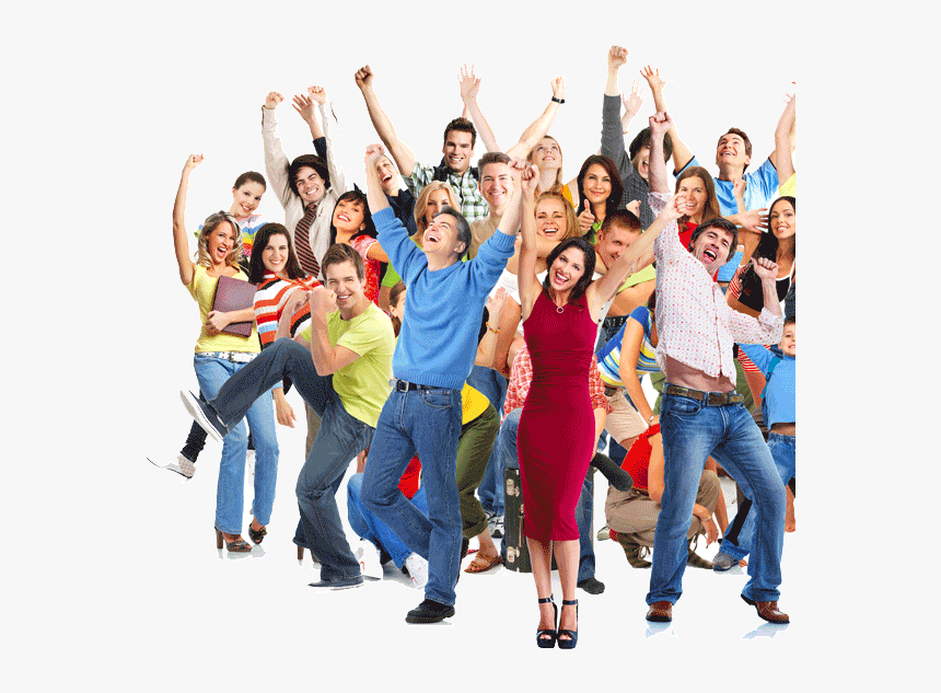 Transparent Concert Crowd Png - Happy People Transparent Background ...