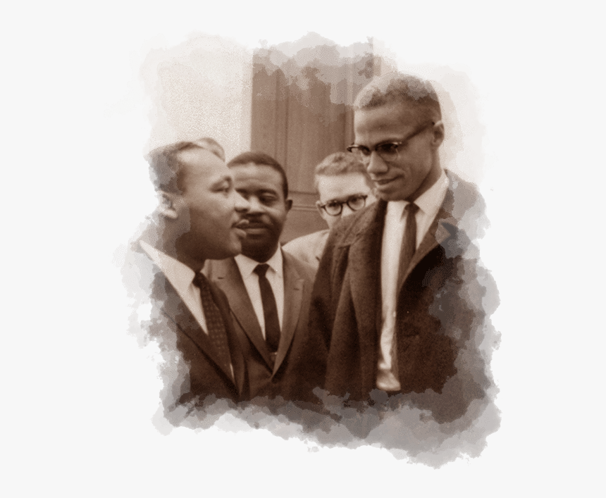 Transparent Malcolm X Png - Malcolm X And Mlk, Png Download ...