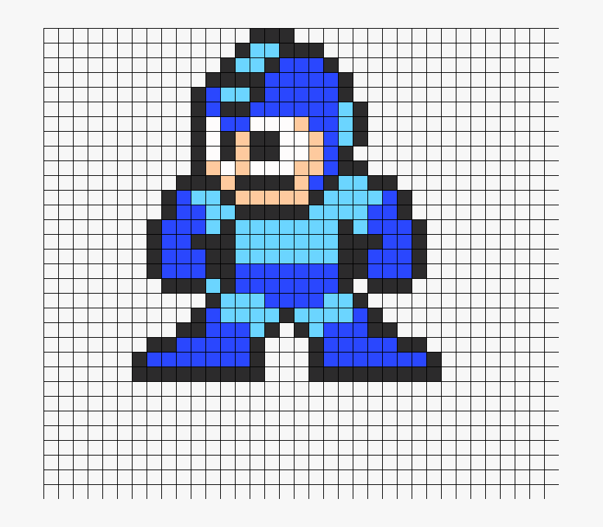 Protoman 8 Bit Grid