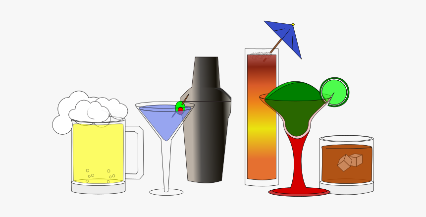 Happy Hour Drink Animations - Alcohol Drinks Clipart, HD Png Download ...