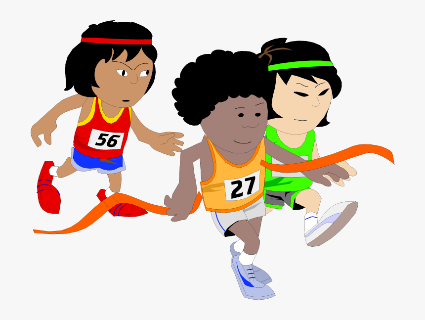 Children Athletics Clipart