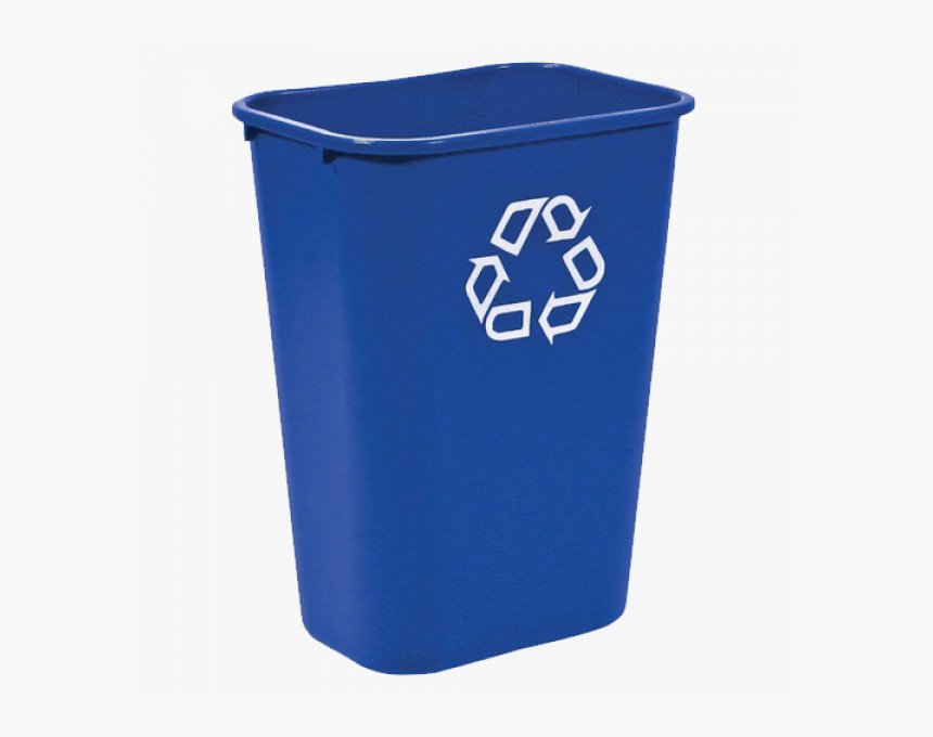 Blue Recycling Bin, HD Png Download , Transparent Png Image - PNGitem