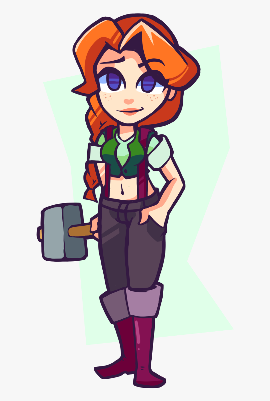 Leah So Cool - Stardew Valley Leah Fan Art, HD Png Download ...
