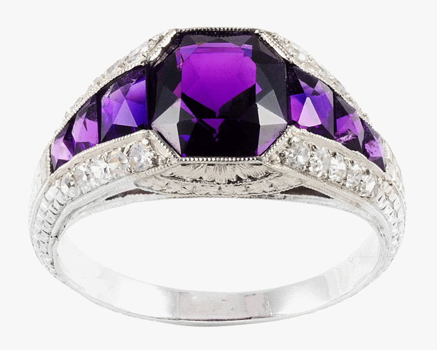 Amethyst Png High-quality Image - Pre-engagement Ring, Transparent Png ...