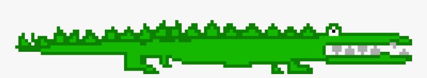 Gator Pixel Art, HD Png Download , Transparent Png Image - PNGitem