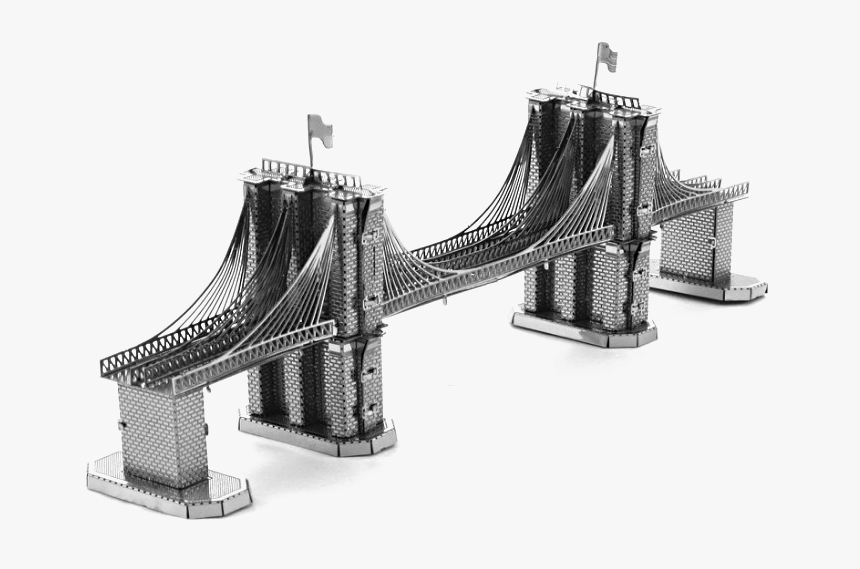 Brooklyn Bridge Png High-quality Image - Metal Earth Brooklyn Bridge ...