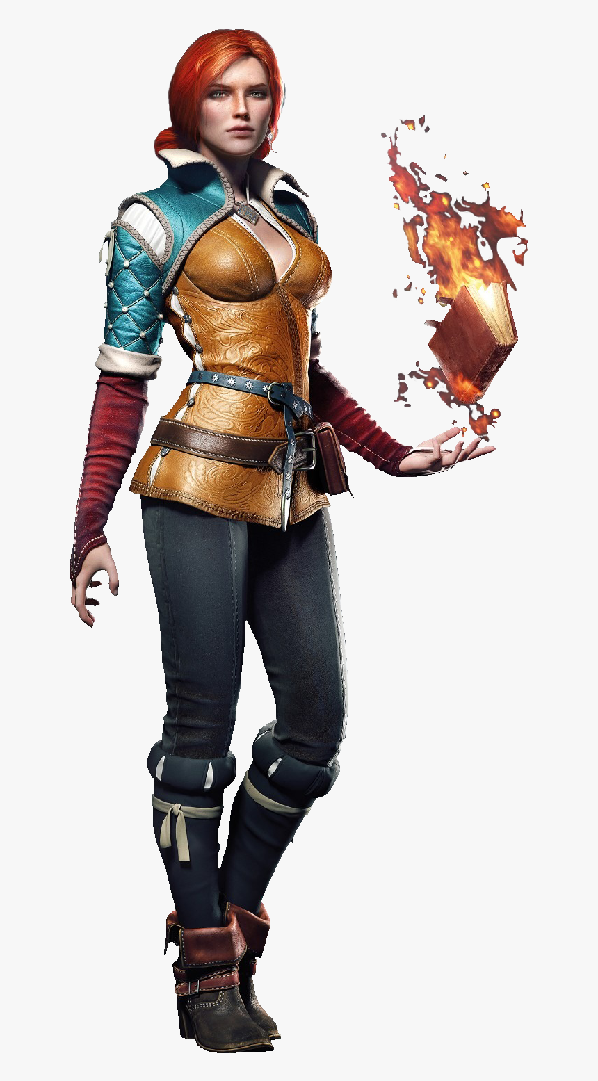 Triss Tw3 New Render - Triss Merigold, HD Png Download , Transparent ...