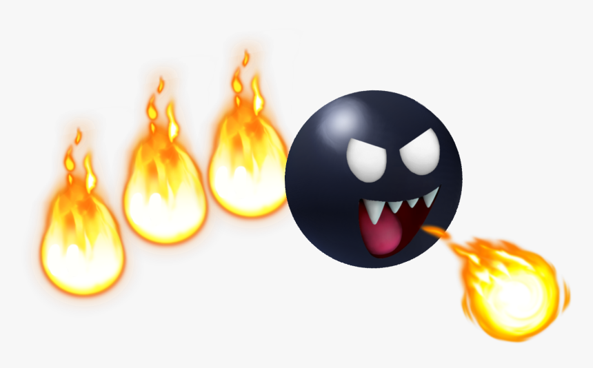 Clip Art Asteroids Clipart - Super Mario Fire Chomp, HD Png Download ...