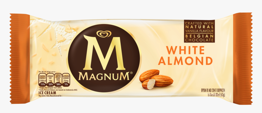 63520 Magnum White Almond 80ml Wrapper Id 3d Pack Shot - Magnum Ice ...
