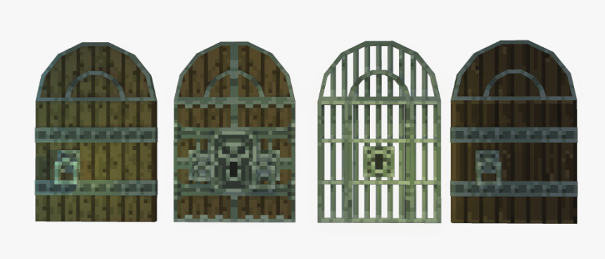 Pixel Door Set - Pixel Door Png, Transparent Png , Transparent Png ...