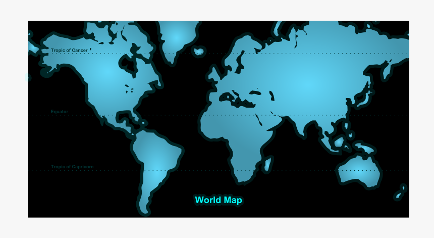Free Vector World Map - World Map, HD Png Download , Transparent Png ...