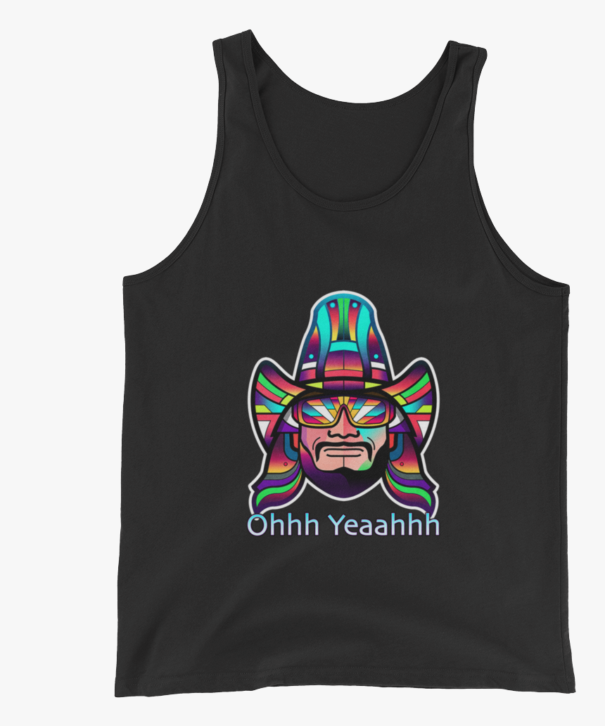 Macho Man Unisex Visit Http - Active Tank, HD Png Download ...