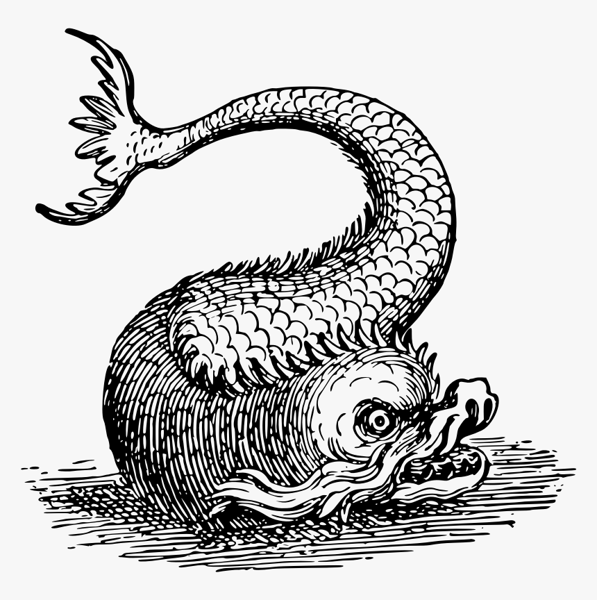 Easy Sea Monster Drawing