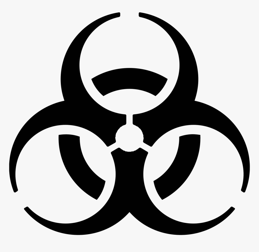 Transparent Nuclear Clipart - Biohazard Symbol Png, Png Download ...