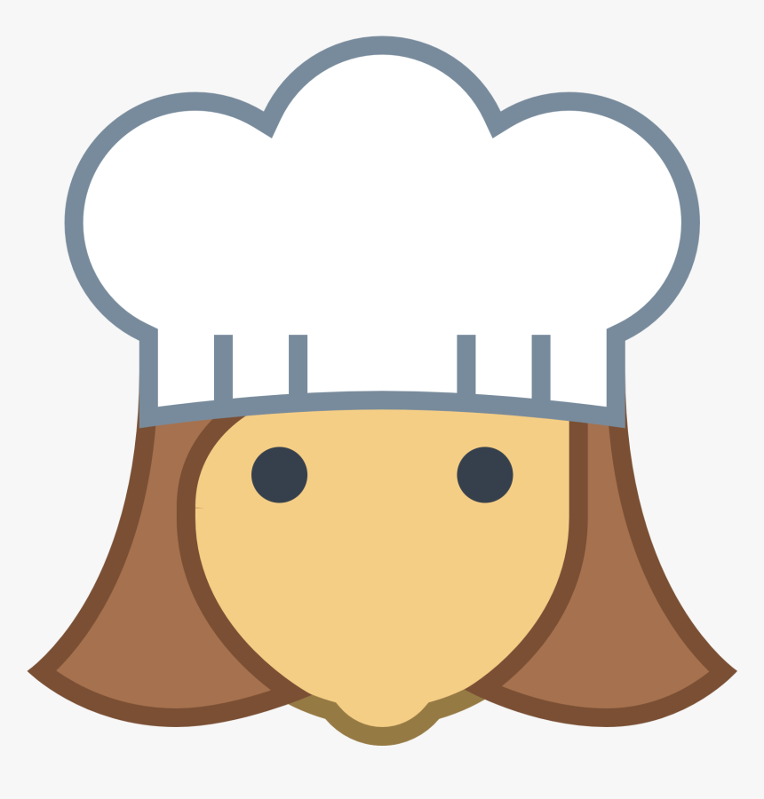 Cook Female Icon - Woman Chef Icon Png, Transparent Png , Transparent ...