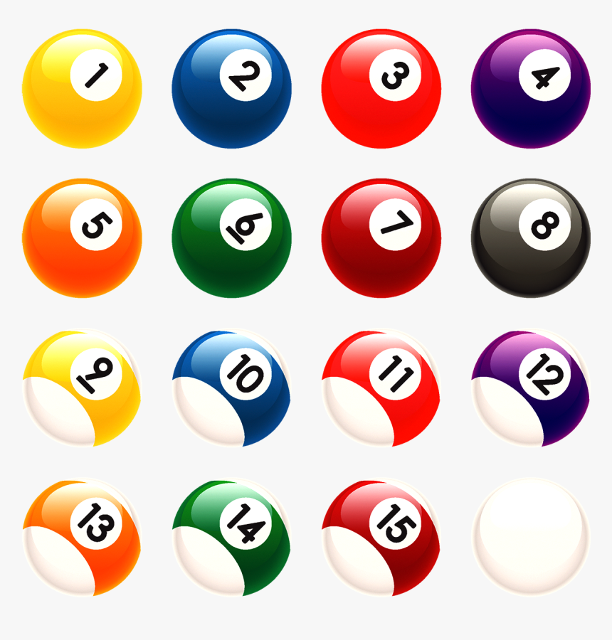Billiard Balls Png - Billiard Ball Vector Free, Transparent Png ...