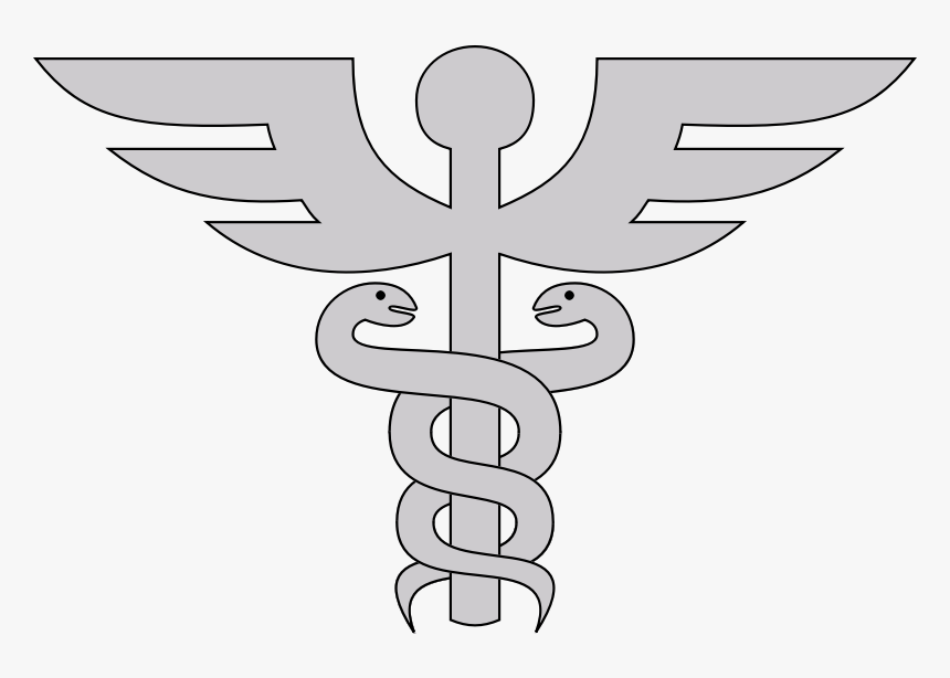 Caduceus - Line Art, HD Png Download , Transparent Png Image - PNGitem