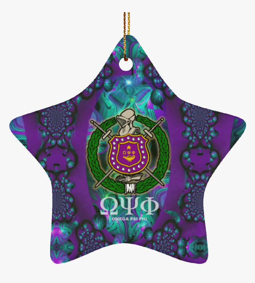 Omega Psi Phi - Purple And Green Art, HD Png Download , Transparent Png ...