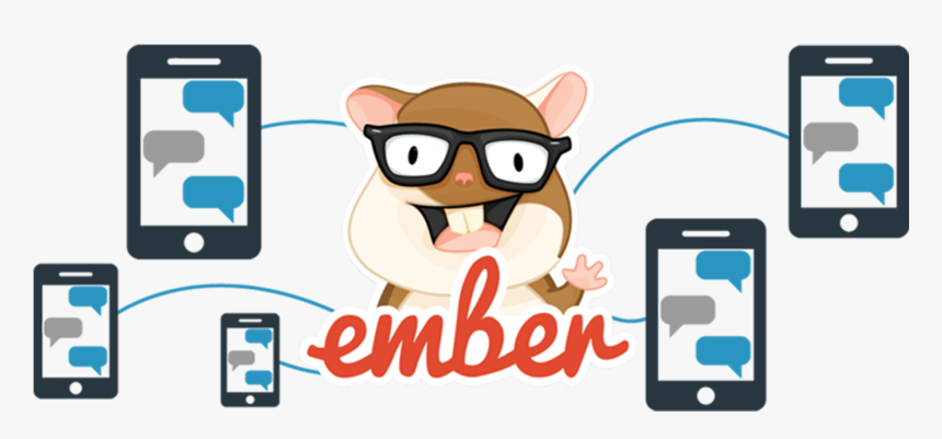 User Detection And Message History Using Ember - Ember Js Logo Png ...