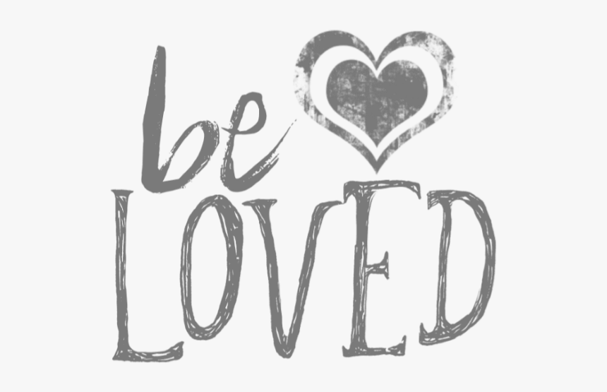 Be Loved Logo Black - Heart, HD Png Download , Transparent Png Image ...