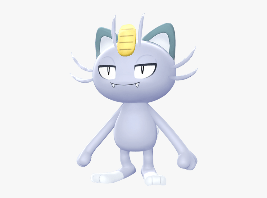 Meowth-alolan - Cartoon, HD Png Download , Transparent Png Image - PNGitem