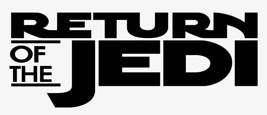 Return Of The Jedi Back Logo, HD Png Download , Transparent Png Image ...