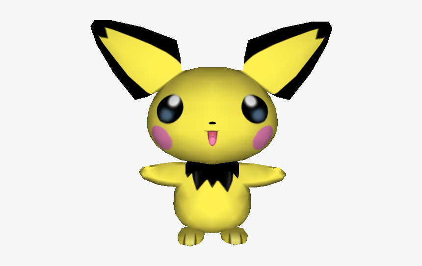 Download Zip Archive - Pichu Pokemon Stadium, HD Png Download ...