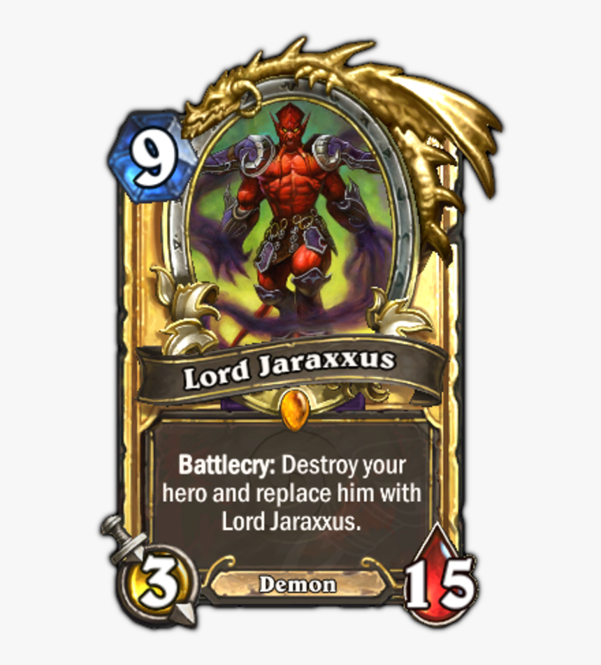 Lord Jaraxxus Battlecry - Lord Jaraxxus, HD Png Download , Transparent ...
