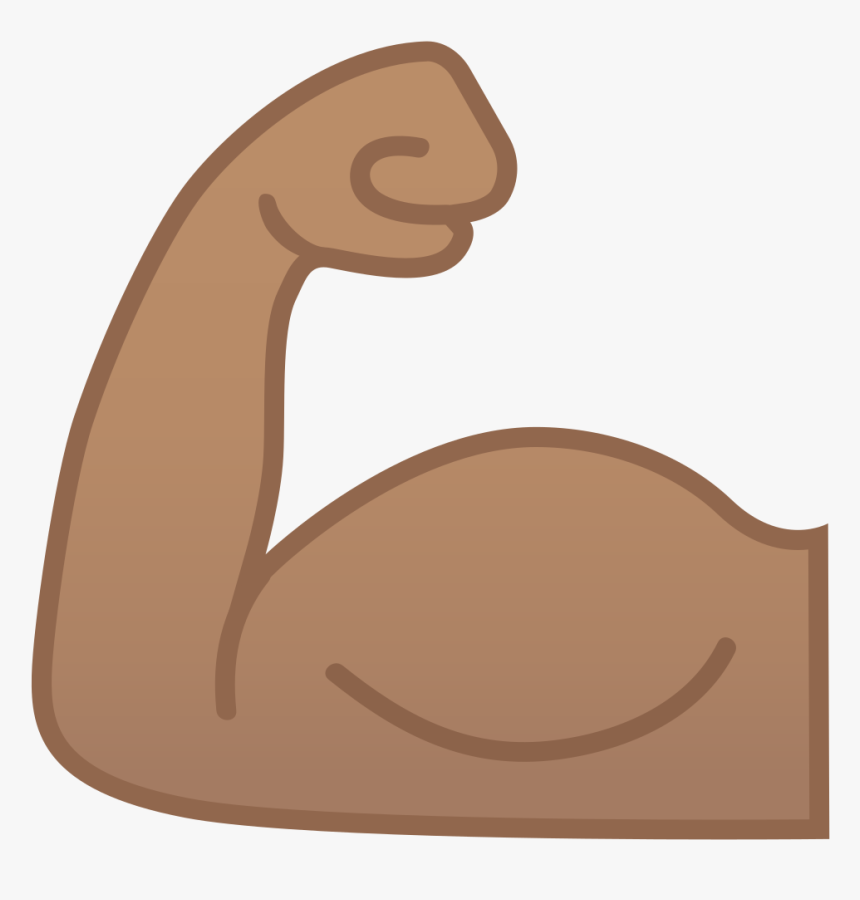 Transparent Flexing Bicep Clipart - Emoji Body Parts, HD Png Download ...