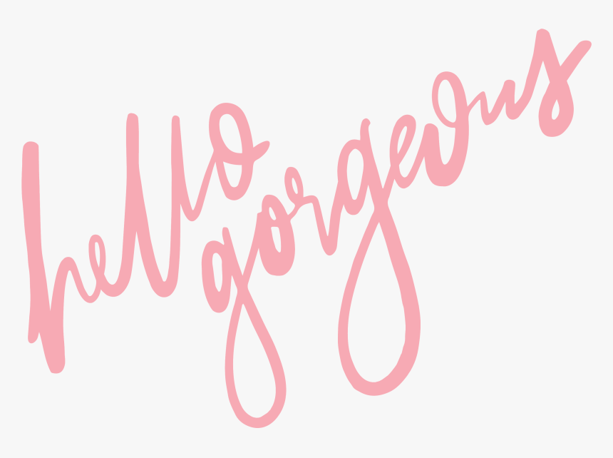 Hello Gorgeous Logo - Hello Gorgeous Bar Brisbane, HD Png Download ...
