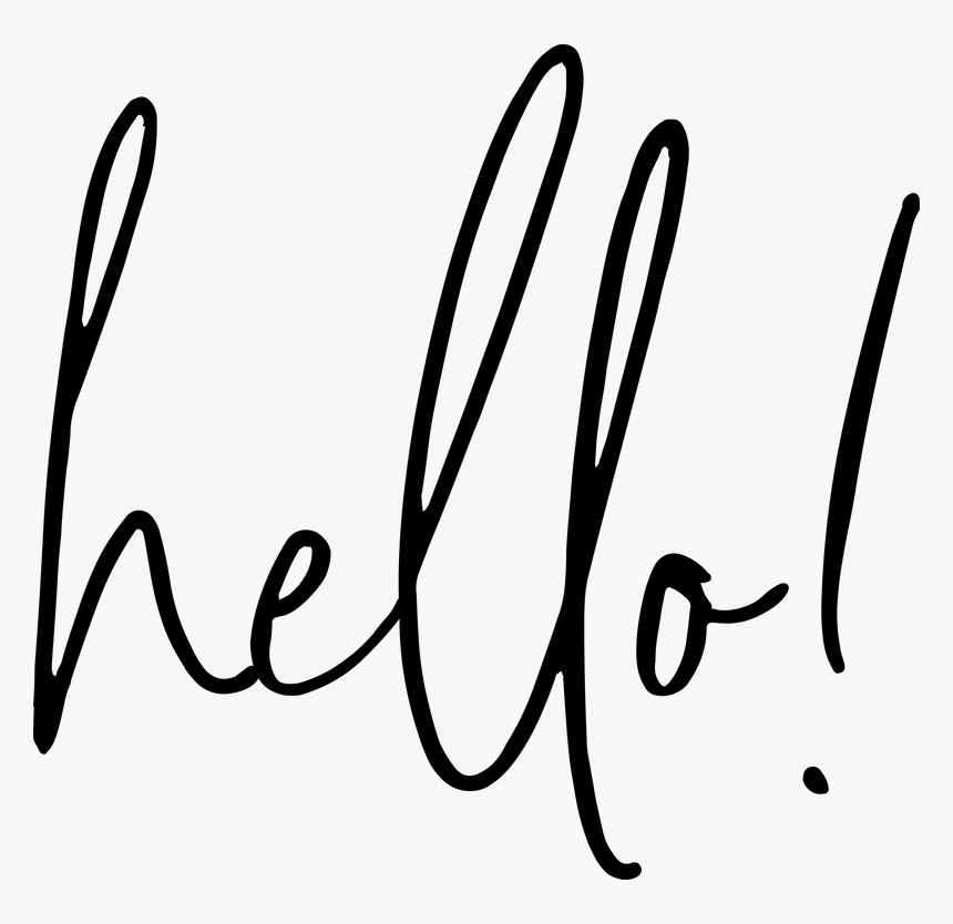 Hello - Calligraphy, HD Png Download , Transparent Png Image - PNGitem