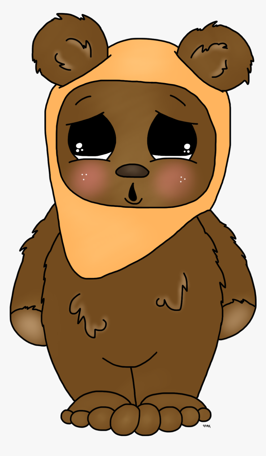 Collection Of Free Ewok Drawing Easy Download On Ui - Cartoon, HD Png ...