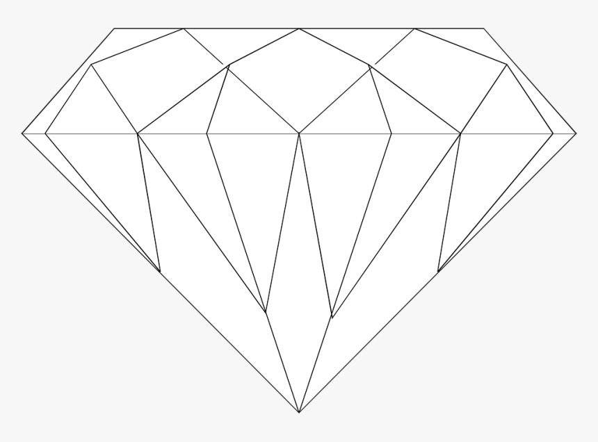 Diamond Clipart Translucent - Empty Diamond, HD Png Download ...