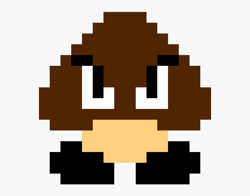 Mario Goomba Pixel, HD Png Download , Transparent Png Image - PNGitem