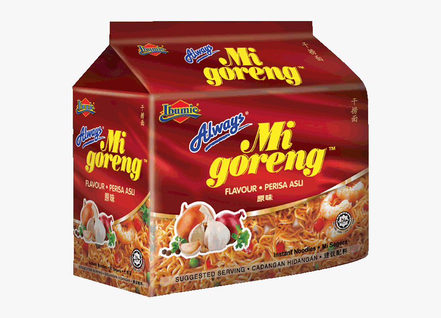 Ibumie Original Always Mi Goreng - Mi Goreng, HD Png Download ...