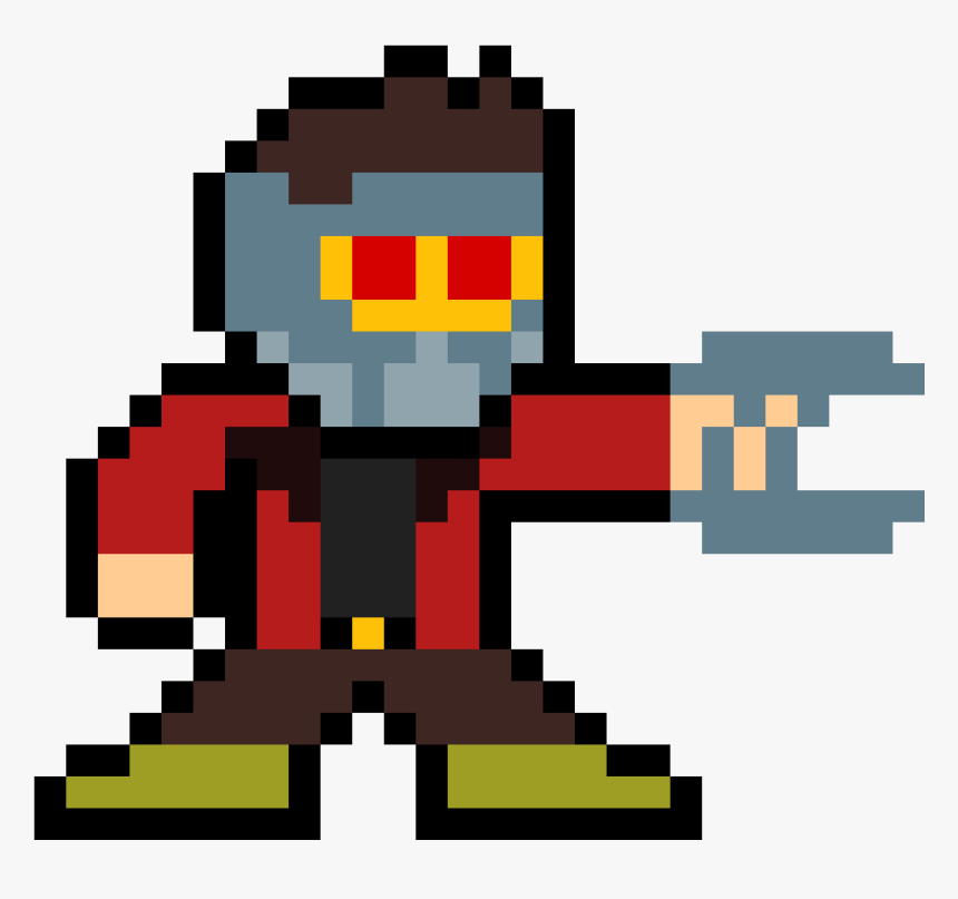 Pixel Art Star Lord, HD Png Download , Transparent Png Image - PNGitem