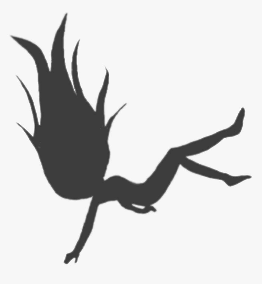 #ftestickers #silhouette #falling #girl - Girl Falling Silhouette ...