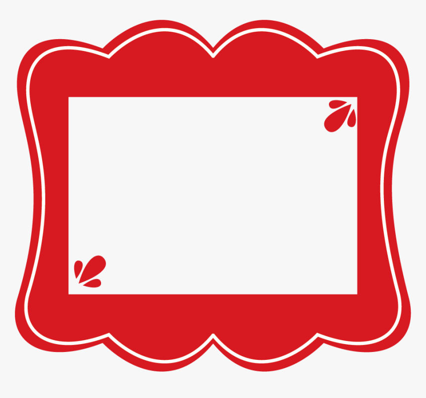 Clipart Frame Red - Red Frame Clipart, HD Png Download , Transparent ...