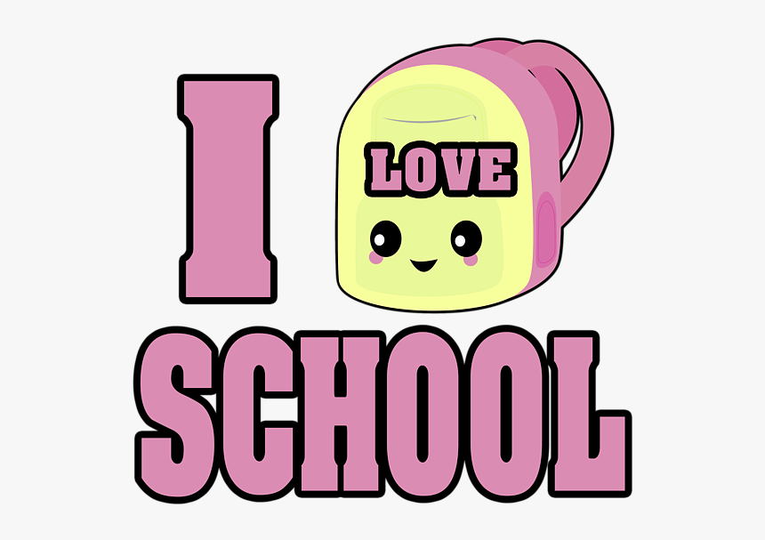 I Love School Clipart