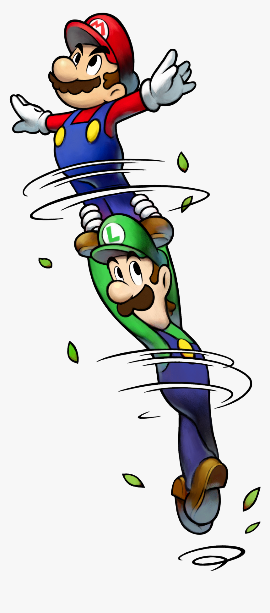 Image - Mario And Luigi Spin Jump, HD Png Download , Transparent Png ...