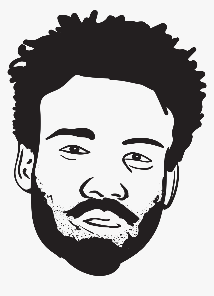 Ron Swanson Face Outline