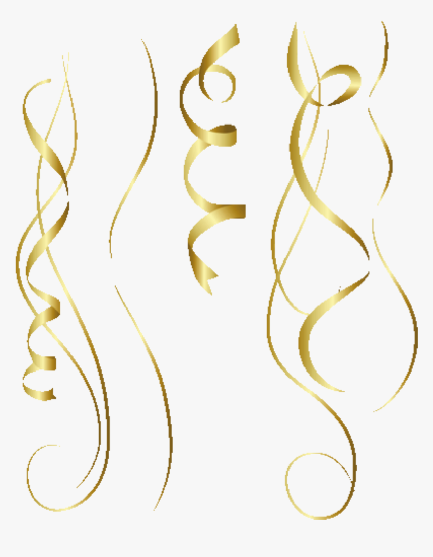 Gold Streamers Background
