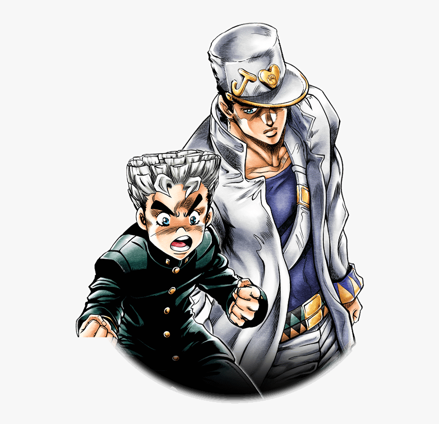 Unit Jotaro Kujo And Koichi Hirose - Koichi Jojo Stardust Shooters, HD Png Download ...