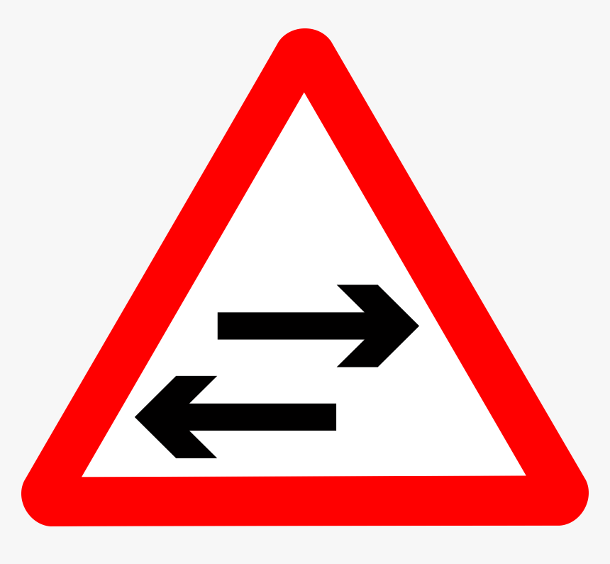 Triangle,area,text - Hump Ahead Road Sign, HD Png Download ...