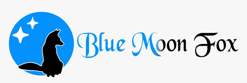 Blue Moon Fox - Calligraphy, HD Png Download , Transparent Png Image ...