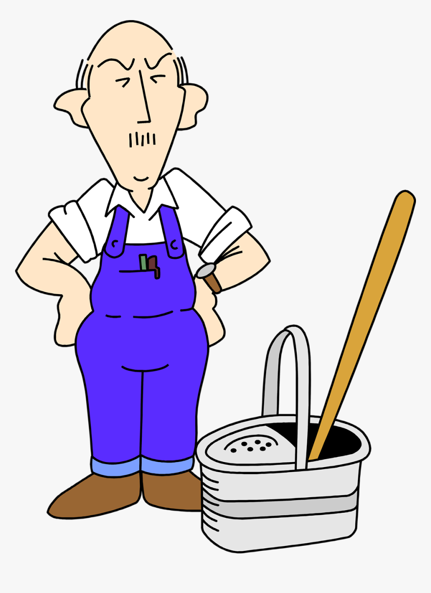 Janitor Clipart Transparent, HD Png Download , Transparent Png Image ...