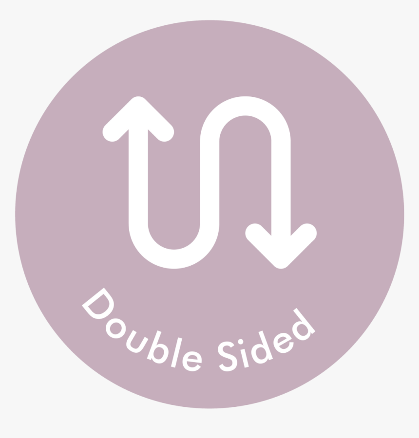 Double Sided Purple - Sign, HD Png Download , Transparent Png Image ...
