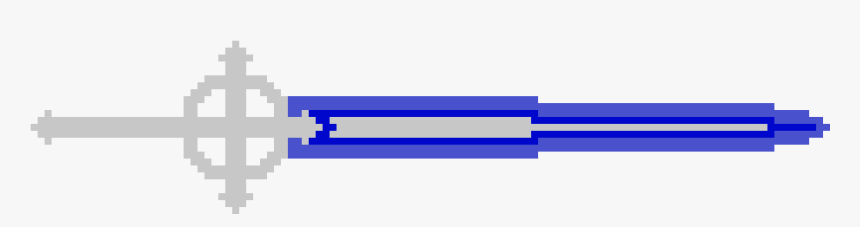 Blue Sword Pixel Art, HD Png Download , Transparent Png Image - PNGitem