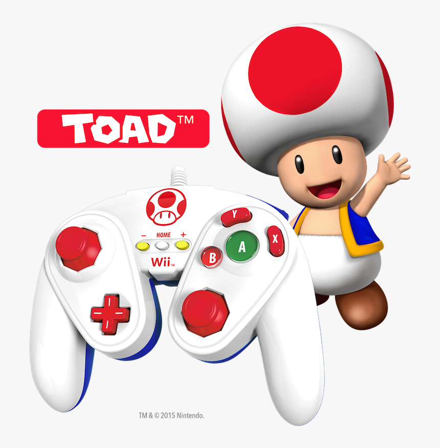 Toad-controller - Toad And Toadette Mario, HD Png Download ...