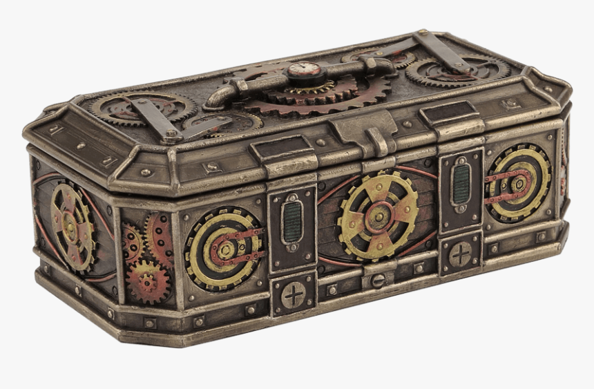 Steampunk Gears Trinket Box - Steampunk, HD Png Download , Transparent ...